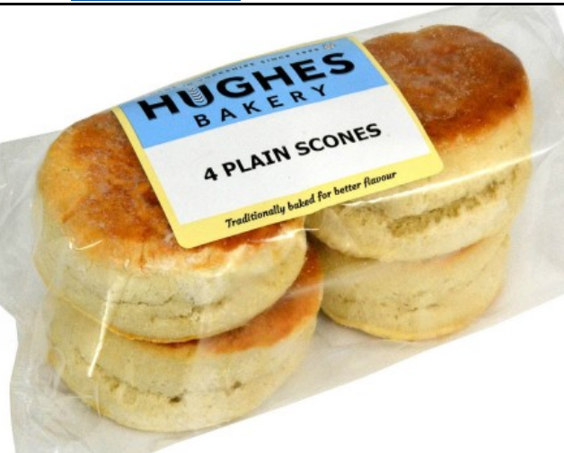 Plain Scones 4 pack - Brittains Direct